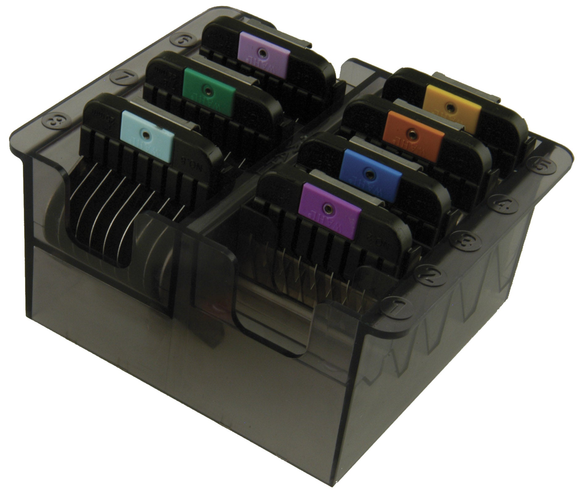 8 STAINLESS STEEL SNAP-ON GUIDE COMBS WITH ORGANIZER – Wahl Canada